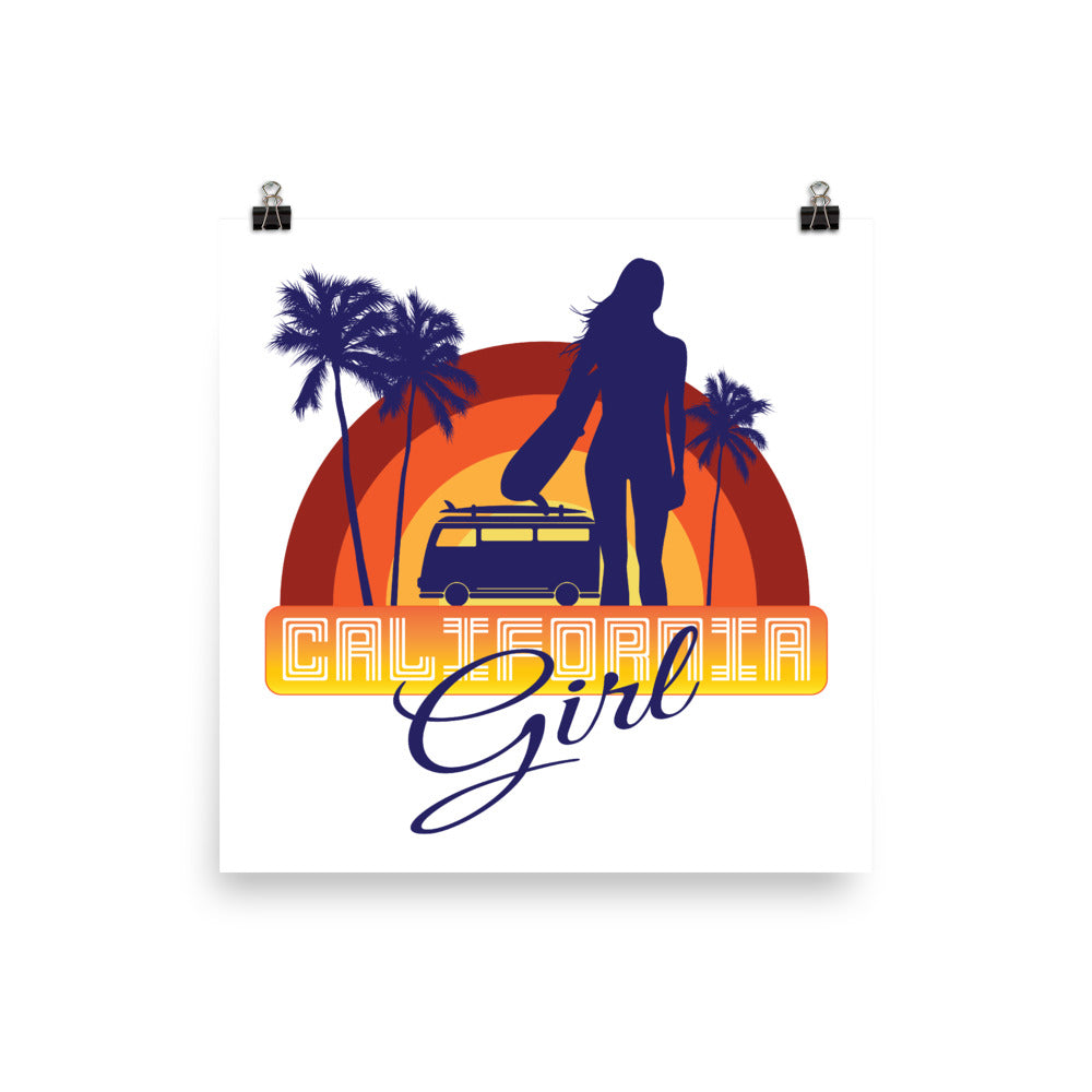 Original California Girl - Poster